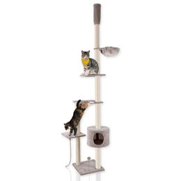 Lycce Katzenbaum TOWER Kratzbaum deckenhoch Sisal Pl&uuml;sch 230-260 cm