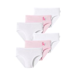 Schiesser M&auml;dchen Slip Fine Rib 6er Pack