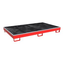 Bauer S&uuml;dlohn Regalwanne mit PE-Einsatz RW-GR 2200-1 PE, lackiert, Feuerrot (4518-62-0000-3000)