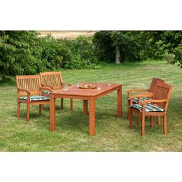 Merxx Maracaibo Set 9tlg. Tisch 170x90 cm