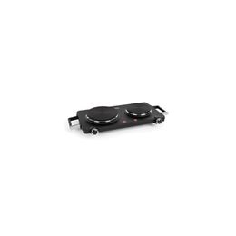 Klarstein Cookorama Doppelkochplatte 1900-2250 W 150/180 mm &Oslash; 5 Stufen schwarz Schwarz
