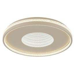 Globo Lighting Deckenleuchte braun Ma&szlig;e (cm): H: 6,5 &Oslash;: 50.5 &raquo; H&ouml;ffner