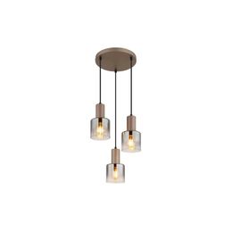 Globo Lighting H&auml;ngeleuchte braun Ma&szlig;e (cm): H: 150 &Oslash;: 28 &raquo; H&ouml;ffner