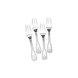 Ritzenhoff & Breker Ritzenhoff & Breker 4er Set Kuchengabel-Set Holly 14,2 cm in silber | Gr.: onesize