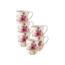 Villeroy & Boch Villeroy & Boch 6er Set Latte Macchiato Becher Mariefleur Basic 370 ml in bunt | Gr.: onesize