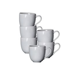 Ritzenhoff & Breker Ritzenhoff & Breker 6er Set Henkelbecher Porto 440 ml grau in grau | Gr.: onesize