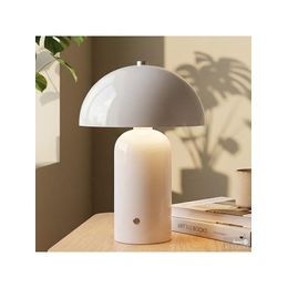 home24 Akku-Tischleuchte MOCH in Beige | Gr.: onesize