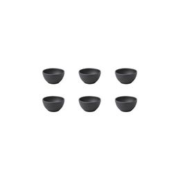 Villeroy & Boch Villeroy & Boch 6er Set Dipsch&auml;lchen Manufacture Rock &Oslash; 7,7 cm schwarz in schwarz | Gr.: onesize