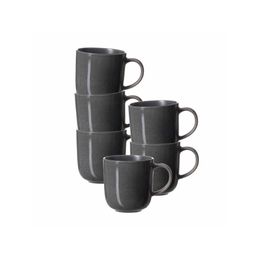 Ritzenhoff & Breker Ritzenhoff & Breker 6er Set Kaffeebecher Toledo 400 ml dunkelgrau in dunkelgrau | Gr.: onesize