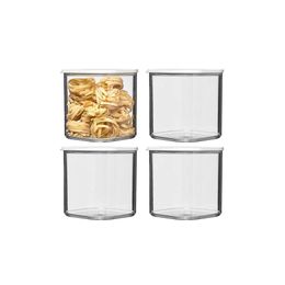 Mepal 4er Set Vorratsdose Modula 2750 ml in wei&szlig; | Gr.: onesize
