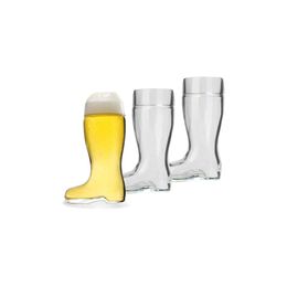 St&ouml;lzle 3er Set Biergl&auml;ser Stiefel 250 ml in transparent | Gr.: onesize