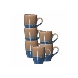 Ritzenhoff & Breker Ritzenhoff & Breker 6er Set Henkelbecher Matos 310 ml braun in braun | Gr.: onesize