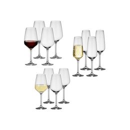 Villeroy & Boch Villeroy & Boch 12er Set Wein- und Sektgl&auml;ser Voice Basic transparent in transparent | Gr.: onesize
