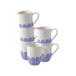 Villeroy & Boch Villeroy & Boch 6er Set Henkelbecher Fleur Couleur 290 ml in Bleu | Gr.: onesize