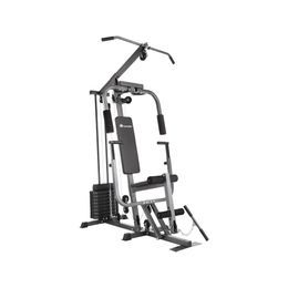 TecTake Multigym, Ma&szlig;e: 160 x 98 x 203 cm, gepolstert mit Kunstlederbezug | Gr.: onesize