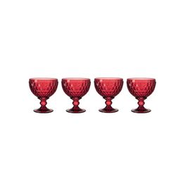 Villeroy & Boch Villeroy & Boch 4er Set Sektschalen Boston Coloured 398 ml in Rot | Gr.: onesize