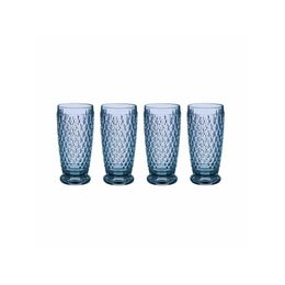 Villeroy & Boch Villeroy & Boch 4er Set Longdrinkgl&auml;ser Boston Coloured 400 ml in Blau | Gr.: onesize
