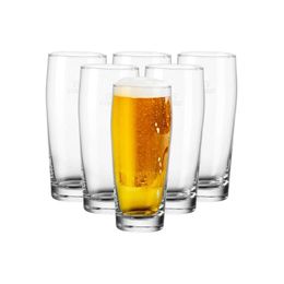 Van Well 6er Set Willi Becher geeicht Willy 0,5 l in transparent | Gr.: onesize