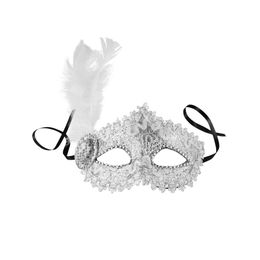 TecTake Faschingskleidung, auch Maskeradenverkleidung, in silber, Ca. 25 g | Gr.: onesize