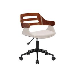 home24 B&uuml;rodrehstuhl Tyne in Beige | Gr.: onesize