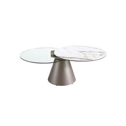 Angel Cerd&aacute; Ausziehbarer Couchtisch 2169 in Grau / Wei&szlig; &ndash; (&Oslash;)75 x (H)44 cm | Gr.: onesize