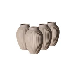 Ritzenhoff & Breker Ritzenhoff & Breker 4er Set Vasen Alsta 15 cm in Beige | Gr.: onesize