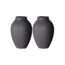 Ritzenhoff & Breker Ritzenhoff & Breker 2er Set Vasen Alsta 23 cm in Grau | Gr.: onesize