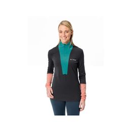 Vaude WOMENSMONVISOWOOL HALFZIP SHIRT in Schwarz | Gr.: 34