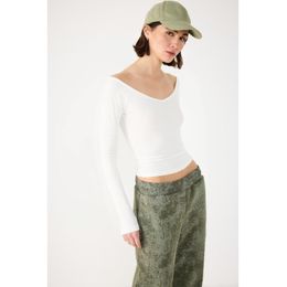 NO MATTER WHAT Shirt in Creme | Gr.: S