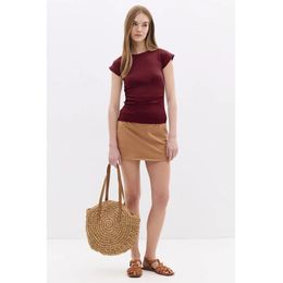 NO MATTER WHAT Shirt in Bordeaux | Gr.: L
