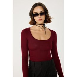 NO MATTER WHAT Blouse in Bordeaux | Gr.: XL