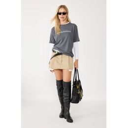 NO MATTER WHAT Shirt in Anthrazit | Gr.: XS