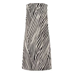 Betty Barclay Leinenkleid ohne Arm in Schwarz/Beige | Gr.: 48