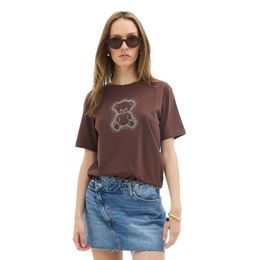 NO MATTER WHAT Shirt in Braun | Gr.: S