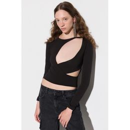 NO MATTER WHAT Blouse in Schwarz | Gr.: XS