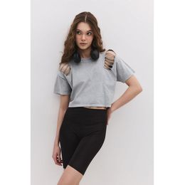 NO MATTER WHAT Shirt in Grau | Gr.: S