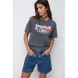 NO MATTER WHAT Shirt in Anthrazit | Gr.: S