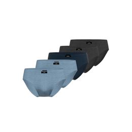 G&ouml;tzburg G&ouml;tzburg Sport-Slip 5Er Pack Tower in blau-dunkel-melange | Gr.: 8