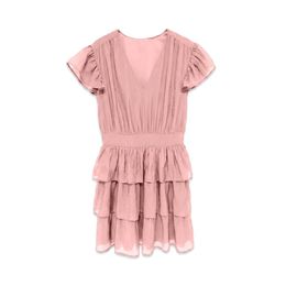 V&eacute;ro Moda Vero Moda Kleid in Silver Pink | Gr.: S