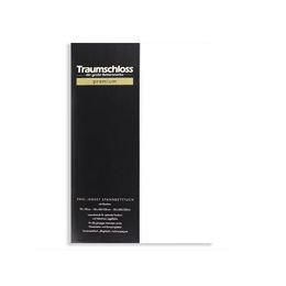 Traumschloss Premium Edel-Jersey Spannbettlaken in wei&szlig; | Gr.: 140-160 x 200-220 cm
