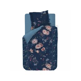PIP Studio Bettw&auml;sche Tokyo Bouquet in Dunkelblau | Gr.: 135x200 cm (80x80 cm)