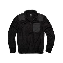 Brandit Strickjacke / Cardigan "BW Cardigan" in Schwarz | Gr.: XXL