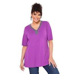 Ulla Popken Shirt in violett | Gr.: 50-52