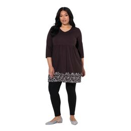Ulla Popken Kleid in mahagoni | Gr.: 50-52