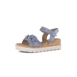 Gabor Plateau Sandalen in blau | Gr.: 38,5