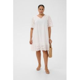 Kaffe curve Kleid KCmally A-shape in Chalk | Gr.: 52