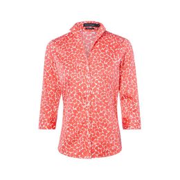 Franco Callegari Bluse in koralle wei&szlig; - 0072 | Gr.: 46