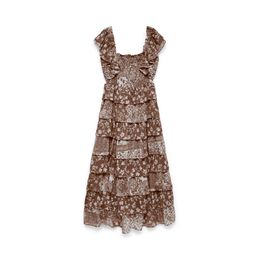 V&eacute;ro Moda Vero Moda Mehrlagiges Kleid in Cocoa Brown | Gr.: XS