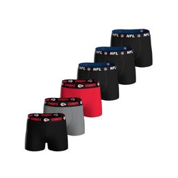 NFL Boxershort 6er Pack in Kansas City Chiefs/Schwarz | Gr.: M