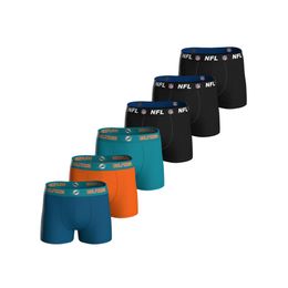 NFL Boxershort 6er Pack in Miami Dolphins/Schwarz | Gr.: XL